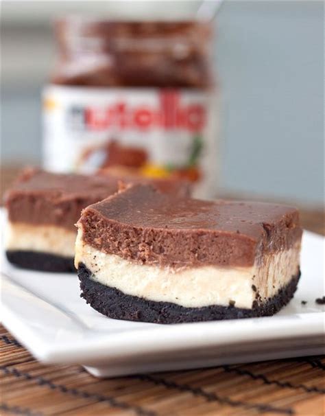 No Bake Oreo Nutella Cheesecake