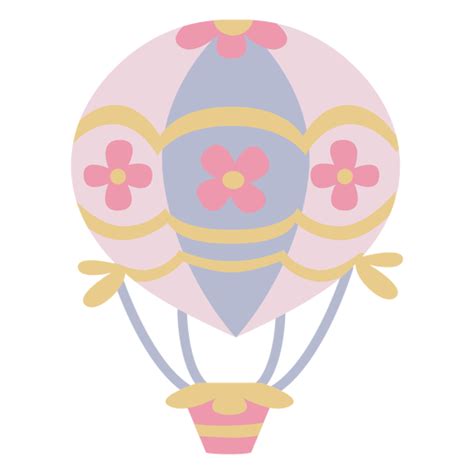PNG e SVG de balão de ar quente fundo transparente para baixar