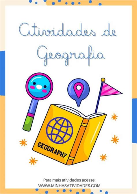 Atividades Capas De Geografia Para Imprimir
