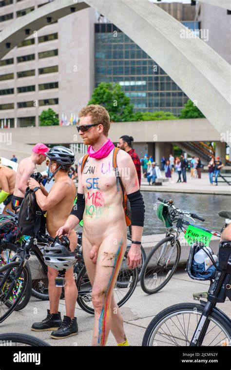 EDITOR NOTE Image Contains Nudity A Naked Man With Body Paint Walks