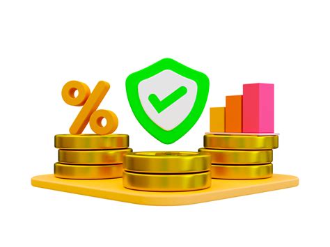 3d Minimal Investment Fund Saving Plan Money Saving Concept Financial