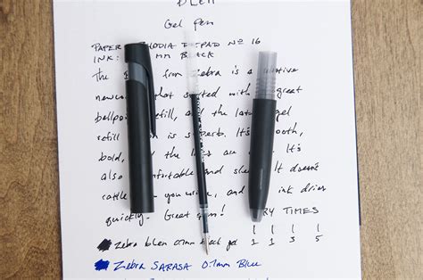 Zebra BLen 0 7mm Gel Pen Review The Pen Addict