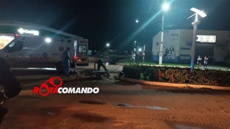 Motorista Invade Preferencial Atropela Motociclista E Foge Sem Prestar