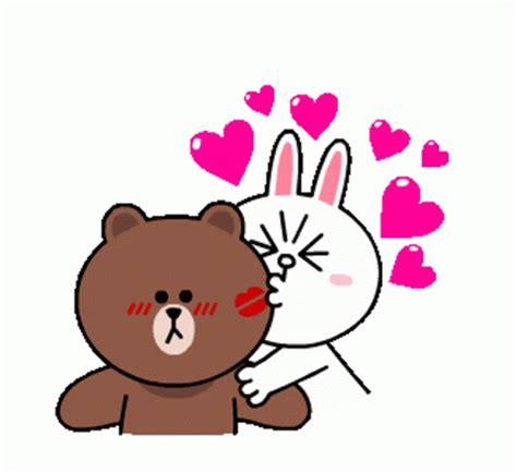 Hugs Cony Hugs Brown Sticker Hugs Cony Hugs Brown Cony Discover