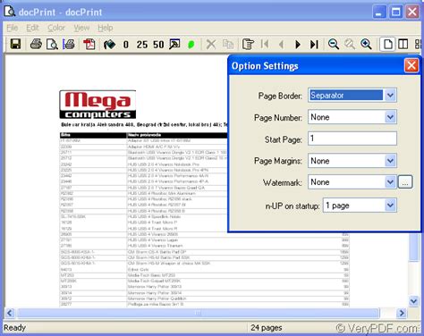 how to convert ms office excel to ps using document converter verypdf knowledge base
