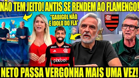 MAIS ESSA ANTIS SE RENDEM AO FLAMENGO NETO PASSA VERGONHA NOVAMENTE