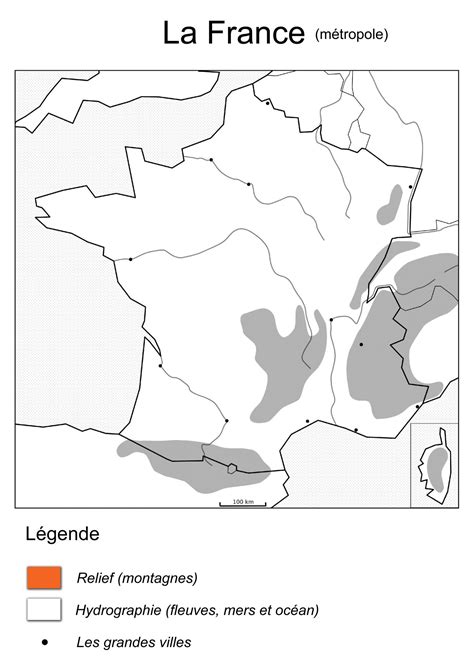 La Carte De France Geographie Ce Cm Cm Pour Les Enseignants
