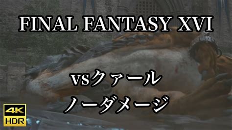 4K HDR FINAL FANTASY XVIvsクァール ノーダメージ YouTube
