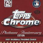 2021 Topps Chrome Platinum Anniversary Baseball Checklist Info