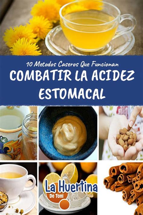 10 Remedios CASEROS Para Reducir La Acidez Estomacal La Huertina De Toni