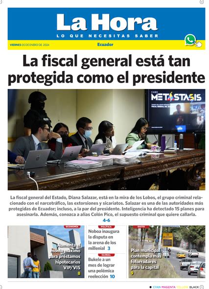 Nacional 05 De Enero 2024 Diario La Hora