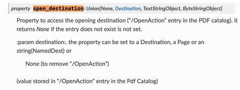 Improve Documentation For Pdfwriter Open Destination Issue Py