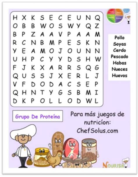 Ejercicio De Sopa De Letras Comida Saludable Sopa De Letras Sopa De