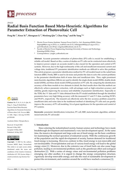 pdf radial basis function based meta heuristic algorithms for parameter extraction of