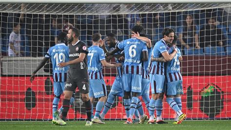 MAÇ SONUCU Trabzonspor 3 2 Fatih Karagümrük