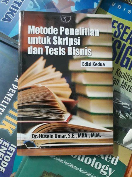 Jual BUKU METODE PENELITIAN UNTUK SKRIPSI DAN TESIS BISNIS EDISI KEDUA