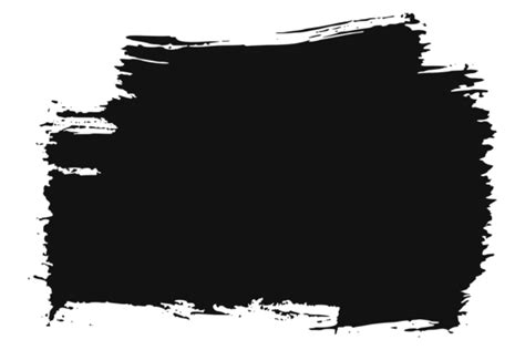 Black Paint Brush Stroke Grunge Ink Tex Graphic By Ladadikart
