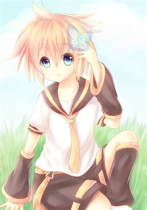Kagamine Len Vocaloid Mobile Wallpaper By Rukacyuu