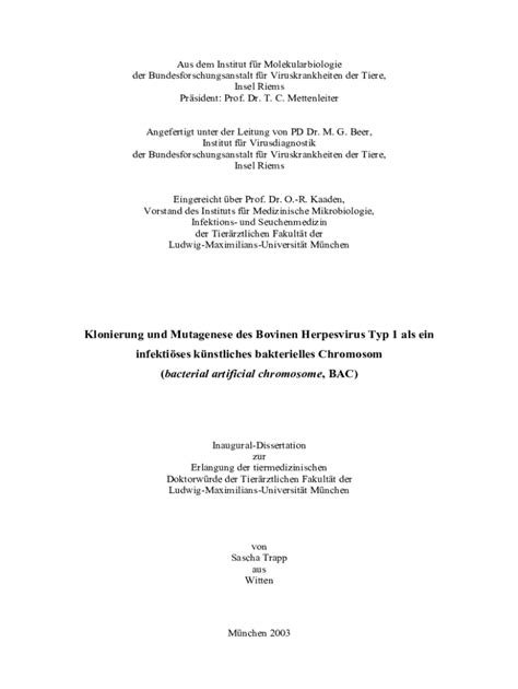 Ausfüllbar Online edoc ub uni muenchen Prof Dr rer nat habil Dr