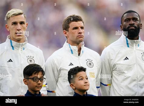 Players Germany Sing National Anthem Banque De Photographies Et D