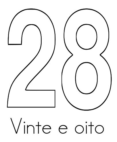 Blog de Geografia Número 28 Desenho para Imprimir e Colorir