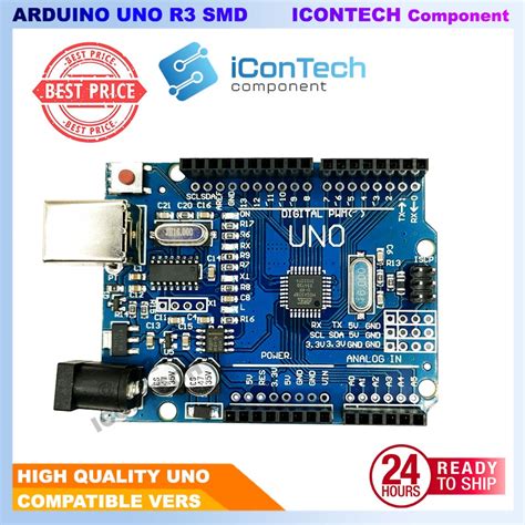 Arduino Compatible Uno R Microcontroller Uno R Smd Uno Icontech