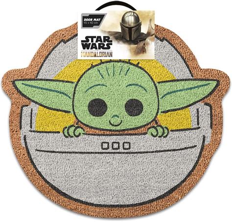 Amazon de Grupo Erik Kokosmatte Fußmatte The Mandalorian Child Grogu