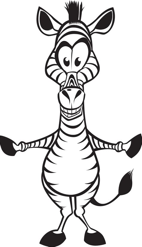 Zebra Clip Art Black And White Clip Art Library