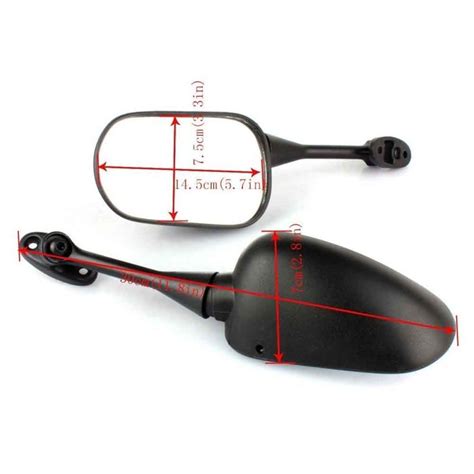 Espejos Retrovisores Honda Cbr Rr Negros Accesorios De Motos