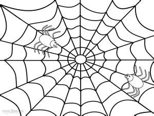 Coloriages Toile d araignée Coloriages Gratuits à Imprimer