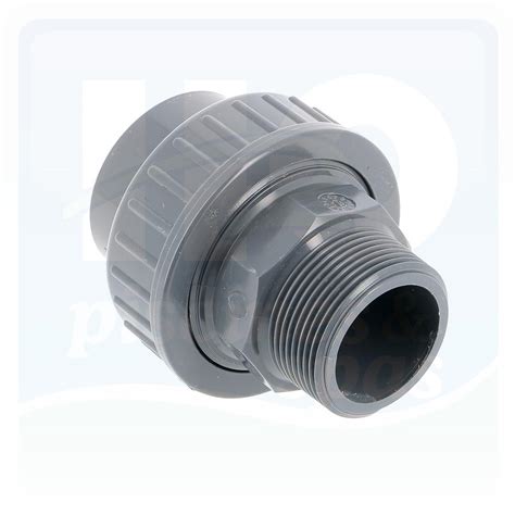 Raccord union VDL PVC 3 pièces vissé en diamètre 50 mm Femelle à