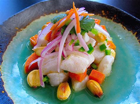 Ceviche Clasico Classic Ceviche Pisco Trail