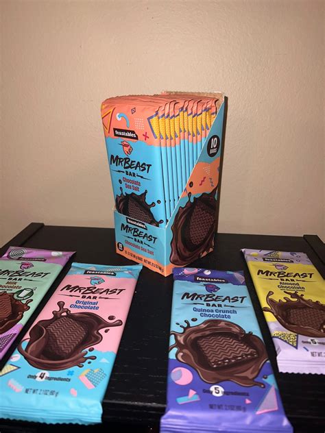 Barres De Chocolat Mr Beast Feastables En Stock Etsy France