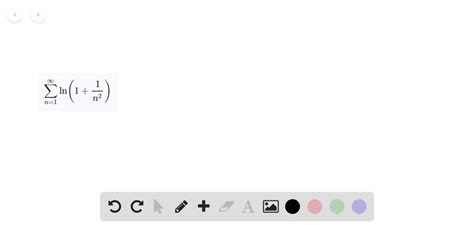 Solved Use The Limit Comparison Test To Determine Whether Each The