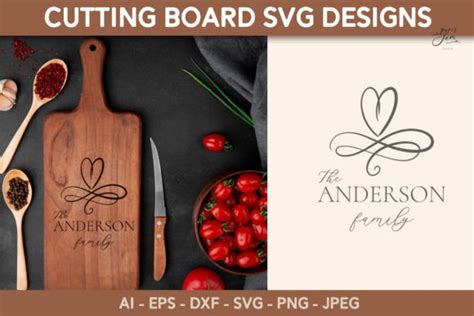 Cutting Board SVG PNG Wedding Kitchen Graphic By Paperjamlab Creative