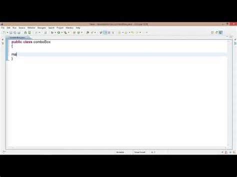Java Populate Jcombo Box Depending Of Another JCombobox YouTube