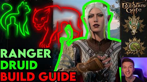 Ranger Druid Multiclass Build Guide Baldur S Gate Youtube