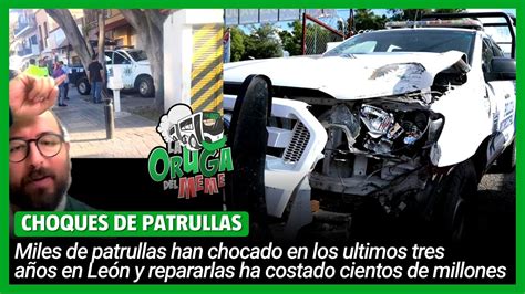 Los choques de patrullas en León Guanajuato cuestan millones YouTube
