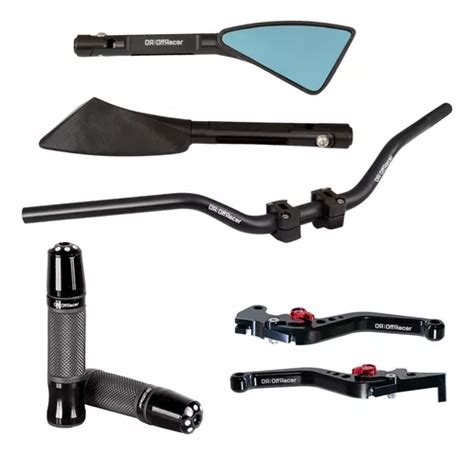 Kit Guidão Naked Manopla Jupiter Retrovisor Manete Hornet