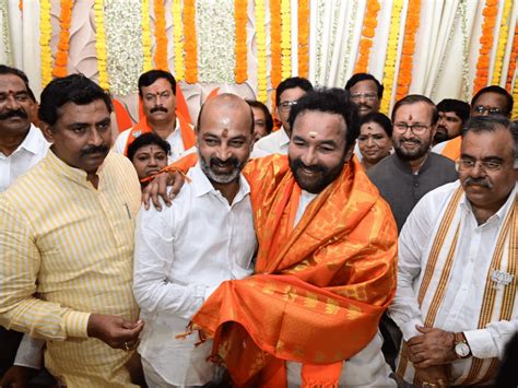 Kishan Reddy Takes Charge As Telangana BJP President