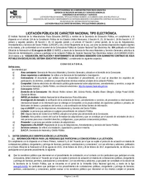 Licitacin Pblica De Carcter Nacional De Tipo Electrnica A Doc