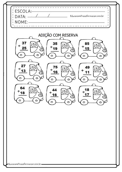 Adicao E Subtracao Ano Retoedu