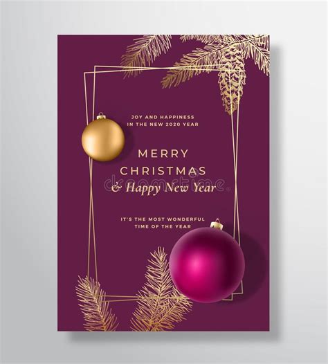 Tarjeta De Felicitaci N Del Vector Del Extracto De La Feliz Navidad