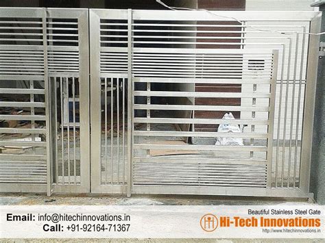 Stainless Steel Gate HT SSG 004 House Main Gates Design Front Gate