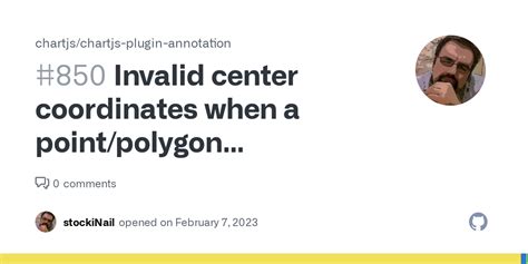 Invalid Center Coordinates When A Point Polygon Annotation Is