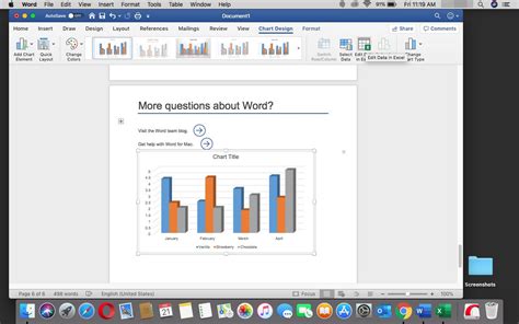 How To Create A Graph In Microsoft Word
