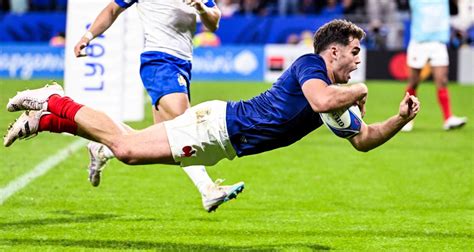 Damian Penaud Meilleur Marqueur Du XV De France Pendant Cette Coupe Du