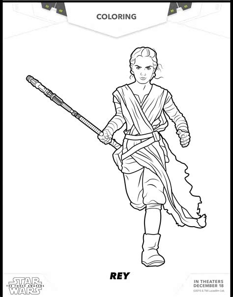 8 Free Star Wars The Force Awakens Coloring Sheets Hispana Global