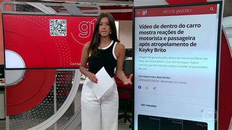Vídeo G1 em 1 Minuto Reação de motorista que atropelou Kayky e gafe