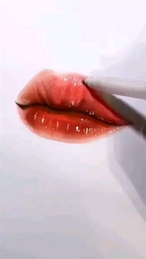 How To Draw Lip Step By Step Lip Drawing Tutorial Lip Drawing Technic